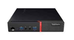 lenovo thinkcentre m910q tiny desktop micro tower pc (intel core i5-7500t, 8 gb ram, 256 gb ssd, usb 3.0, wifi) windows 10 pro (renewed)