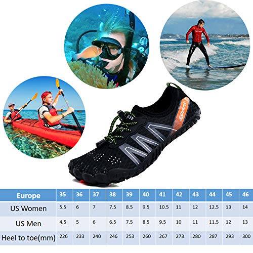 Water Shoes Men,Mens Water Shoes,Water Shoes for Women,Mens Womens Beach Shoes,Aqua Shoes,Swim Shoes,Pool Shoes,Barefoot Shoes,Water Shoes Quick Dry,Boating Fishing Diving with Yoga Water Aerobics