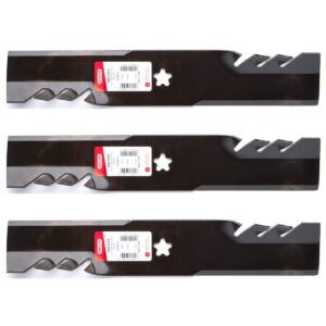 3pk oregon 596-615 g5 gator blades for 48" husqvarna 532173920, 532173921