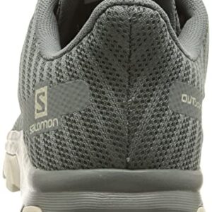 Salomon Outbound Prism Hiking Shoes for Women Trail Running, Stormy Weather/Stormy Weather/Lunar Rock, 10.5