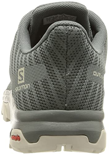 Salomon Outbound Prism Hiking Shoes for Women Trail Running, Stormy Weather/Stormy Weather/Lunar Rock, 10.5