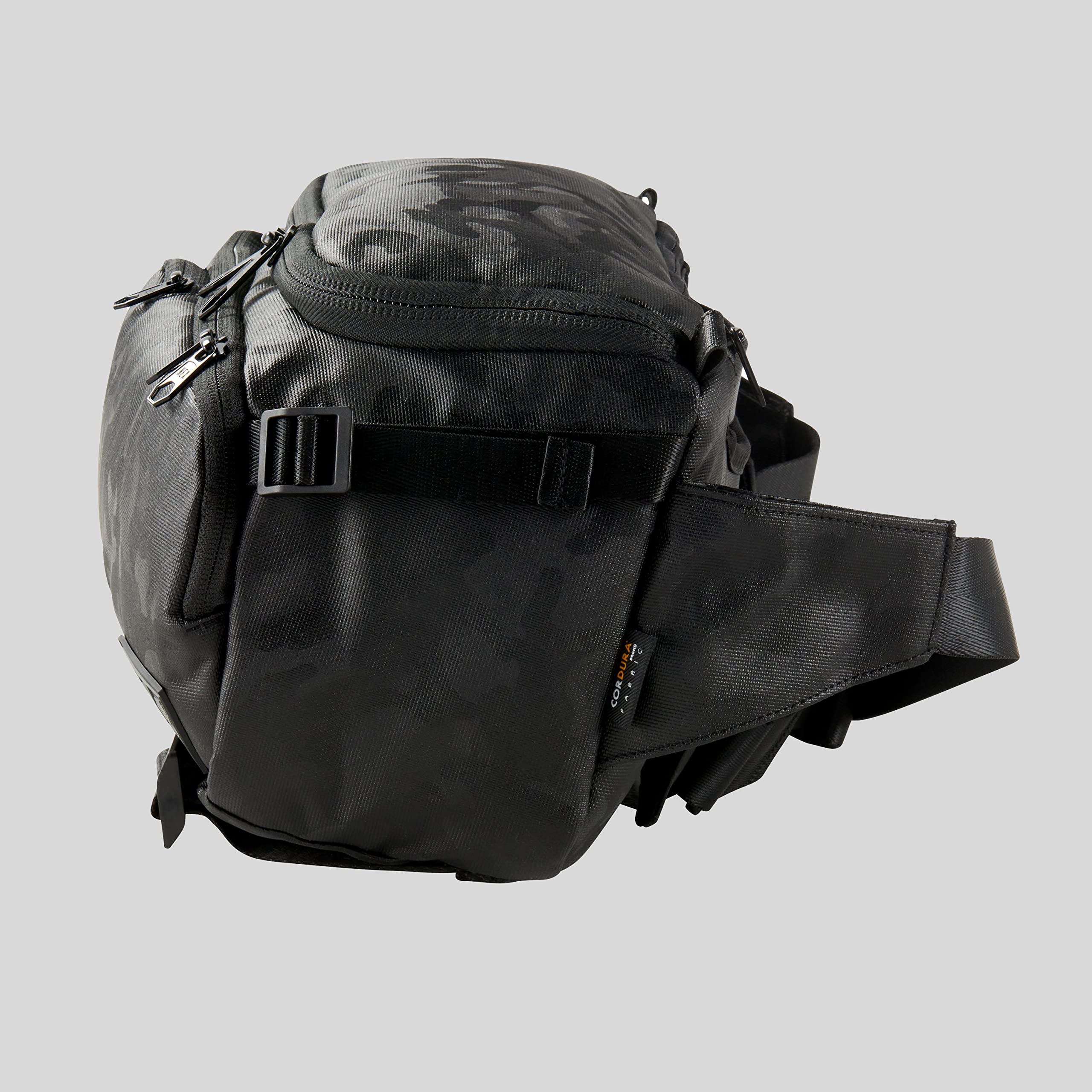 HEX Ranger DSLR Sling, Black, with Adjustable Carry Straps, Collapsible Interior Dividers & More, Blackout Camo