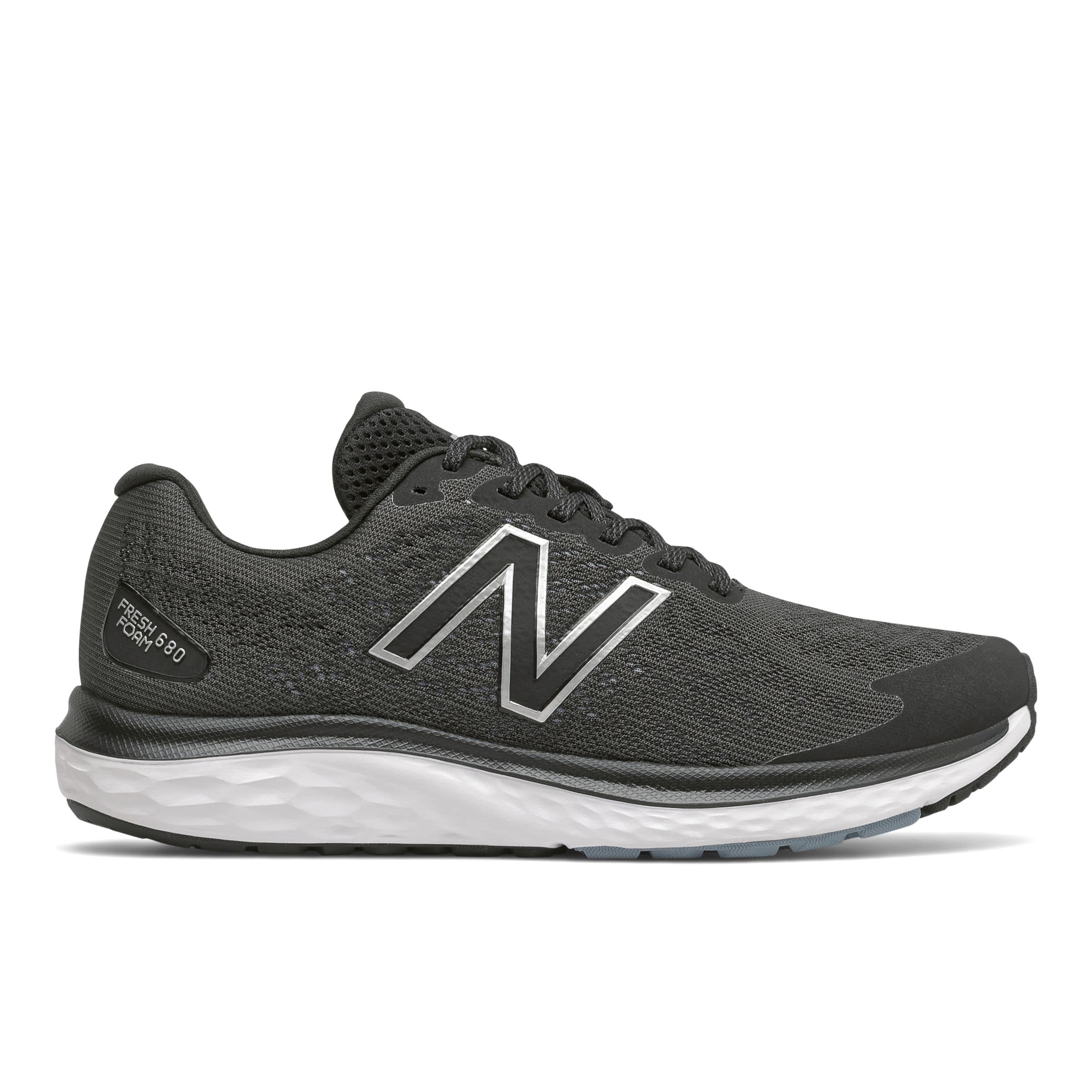 New Balance mens 680 V7 Running Shoe 13 X-Wide Black/Star Glo