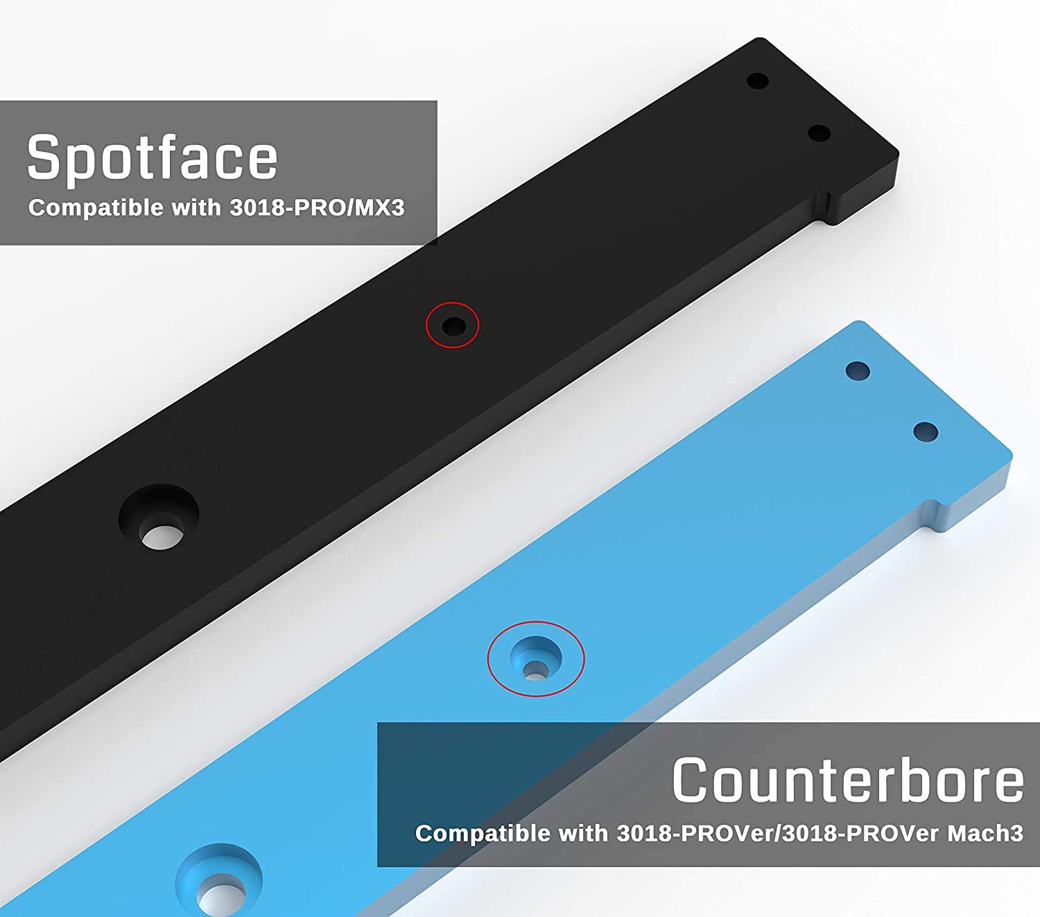 Genmitsu 3018 Y-Axis Extension Kit, 3018 Accessories Upgrade to 3040, Compatible with Most 3018 CNC Router Machine, 3018-PROVer/3018-PROVer Mach3