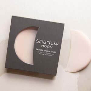 ShadowMoon - Reusable Eye Makeup Shield and Silicone Under Eye Cooling Pad for puffy eyes and perfect makeup application. Alternative to disposable shadow shields and eye makeup shields, 1 Pc Pink