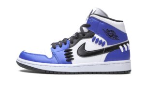 jordan womens air 1 mid wmns cv0152 401 sisterhood - game royal - size 11.5w