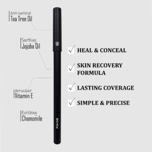 WOAK Stealth Fighter Pen - Concealer for Men – Hybrid Skin Care - Hide and Fight Blemishes (Medium)