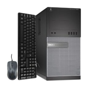 dell optiplex 7010 tower desktop computer, intel i7-3770 upto 3.9ghz, hd graphics 4000 4k support, 32gb ram, 256gb ssd, displayport, hdmi, dvd, ac wi-fi, bluetooth - windows 10 pro (renewed)