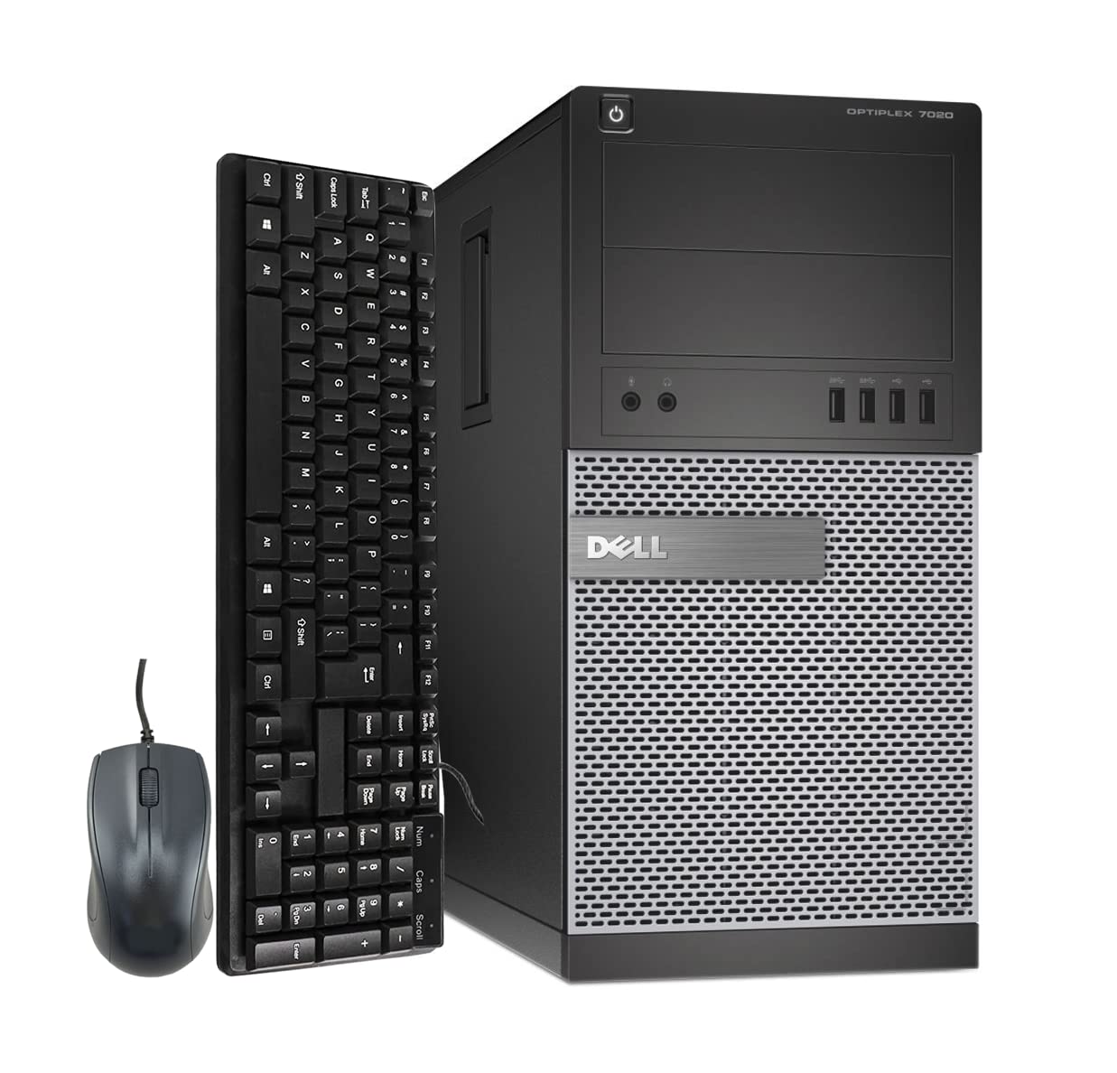 Dell Optiplex 7010 Tower Desktop Computer, Intel i7-3770 Upto 3.9GHz, HD Graphics 4000 4K Support, 16GB RAM, 2TB SSD, DisplayPort, HDMI, DVD, AC Wi-Fi, Bluetooth - Windows 10 Pro (Renewed)