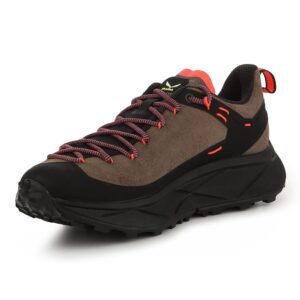 salewa dropline leather trail shoe - women's bungee cord/black 10