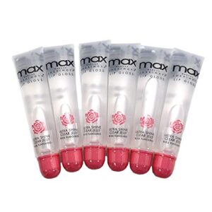 max MAKEUP CHERIMOYA Clear Lip Polish bulk (Peach/Strawberry)