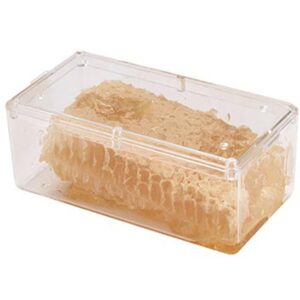 Pioneer Plastics 155C Clear Rectangular Plastic Container, 4.3125" W x 2.25" D x 1.75" H, Pack of 48