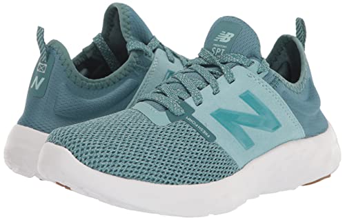 New Balance Women's Fresh Foam Sport V2 Running Shoe, Storm Blue/Deep Sea/Mountain Teal, 9.5