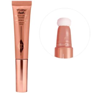 charlotte tilbury beauty highlighter wand - pillow talk medium, cream