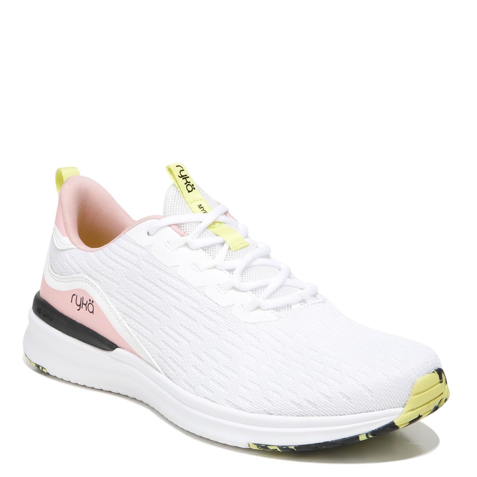 Ryka Womens Myriad Walking Sneaker, White, 9.5 US