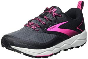 brooks divide 2 black/ebony/pink 7 b (m)