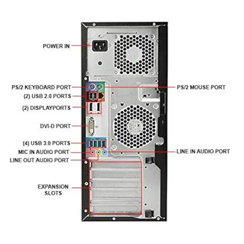 HP Z240 Tower Workstation Gaming Computer Desktop, Intel i7-6700 up to 4.0GHz, 16GB DDR4 RAM, 1TB SSD Drive, USB 3.0, NVIDIA GeForce GT 1030 2GB, HDMI, Display Port, WiFi + BT 4.0 Windows 10 (Renewed)