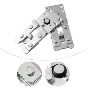 2 Pcs Connector Sectional Sofa Sectional Sofa Interlocking Sectional Couch Fasteners Decked Accessories Sectional Couch Brackets Couch Clips Iron Hinge Plug