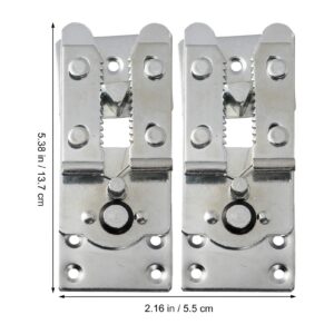 2 Pcs Connector Sectional Sofa Sectional Sofa Interlocking Sectional Couch Fasteners Decked Accessories Sectional Couch Brackets Couch Clips Iron Hinge Plug