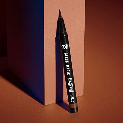 Eyeko Black Magic: Cocoa Edit Liquid Eyeliner - Brown - Precision Brush Tip 0.4ml