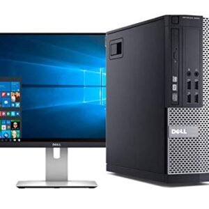 Dell Optiplex 9020 Small Form Factor Desktop PC, Intel Core i7-4770, 32GB Ram, 2TB SATA Drive + 256GB SSD WiFi, DVD-RW, 24-inch LCD, Windows 10 Pro (Renewed)