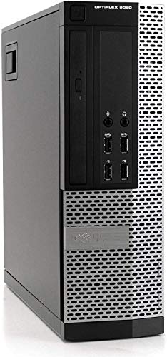 Dell Optiplex 9020 Small Form Factor Desktop PC, Intel Core i7-4770, 32GB Ram, 2TB SATA Drive + 256GB SSD WiFi, DVD-RW, 24-inch LCD, Windows 10 Pro (Renewed)