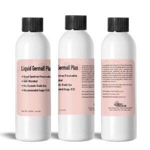 Talsen Chemicals Germall Plus- Natural Preservative - Clear Liquid - Excellent Broad Spectrum Preservative Compatible with Most Cosmetic Ingredients Good for Water Based Formulas (4 Ounce / 118 mL)