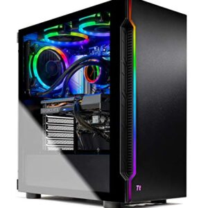 Skytech Shadow 3.0 Gaming PC Desktop - AMD Ryzen 7 3700X 3.6GHz, RTX 3060 Ti 8GB GDDR6, 16GB DDR4 3000, 1TB NVME, B550 Motherboard, 600W Gold PSU, AC WiFi, Windows 10 Home 64-bit