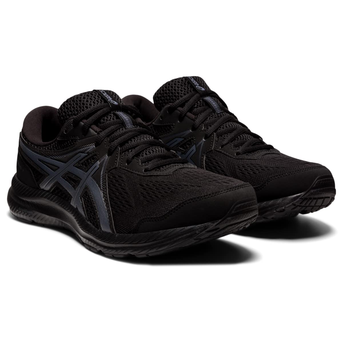 ASICS Men's Gel-Contend 7 Black/Carrier Grey Running Shoe 13 XW US