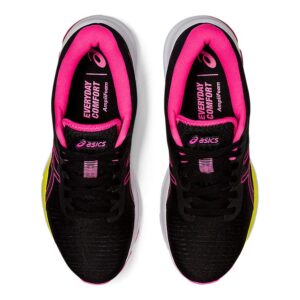 ASICS Women's Gel-Pulse 12 Running Shoes, 6.5, Black/HOT Pink