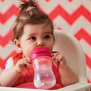 b.box Bottle to Cup Transition Value Pack. Includes Cup & 4 Lids: Nipple, Spout, Straw, Training Cup Lid. BPA Free, Dishwasher safe. Ages 4+ months (Blueberry, 8 oz)