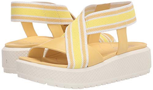 Franco Sarto Womens Niko Sandal Light Yellow 7.5 M