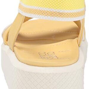 Franco Sarto Womens Niko Sandal Light Yellow 7.5 M