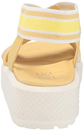 Franco Sarto Womens Niko Sandal Light Yellow 7.5 M