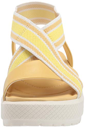 Franco Sarto Womens Niko Sandal Light Yellow 7.5 M