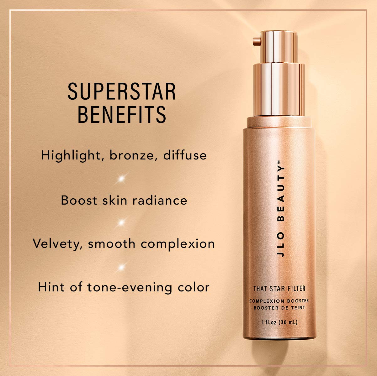 JLO BEAUTY That Star Filter in an Instant Complexion Booster, Warm Bronze, 1 fl. Oz