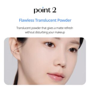 ETUDE Sebum Soak Powder 5g (21AD) | Makeup Powder for Oily Face with Sebum Control, Soft Skin Effect and Matte Finish | Flawless Long-Lasting Make up | Kbeauty