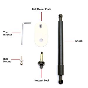 HICKS Tailgate Assist Shock Struts DZ43301 43301 fit for 2009-2018 Dodge Ram 1500, 2019-2022 RAM 1500 Classic, 2010-2022 RAM HD 1500 2500 3500