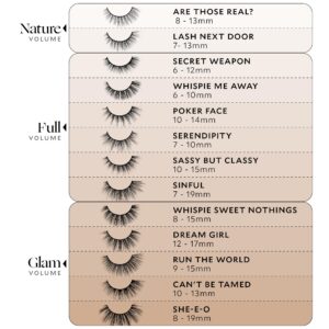 Velour Vegan Luxe Eyelashes – Luxurious Natural False Lashes - Lightweight, Reusable, Handmade Fake Lash Extensions - Wear up to 25 Times – 100% Vegan Mink, Soft and Comfortable, All Eye Shapes