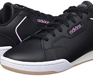 adidas Women's ROGUERA Gymnastics Shoe, Core Black Halo Ivory, 6