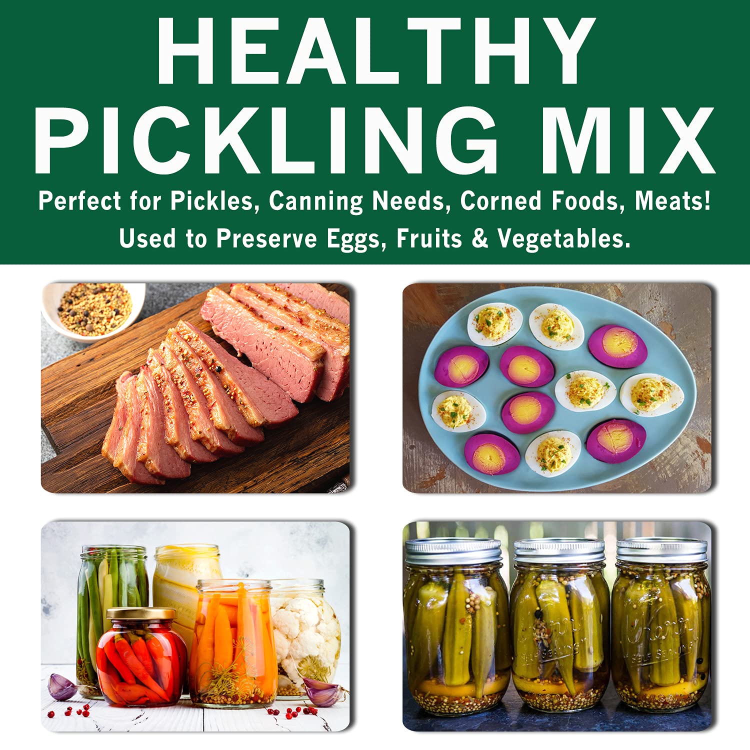 SPICES VILLAGE Pickling Spices [ 6.5oz ] - All Natural Fresh Dried Spices Mix for Pickles, Canning, and Corn Beef, Pickling Seasoning Blend Kit - Kosher, Gluten Free, Non GMO, Resealable Bulk Bag