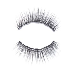 MoxieLash Magnetic Eyelashes - Classy | Reusable Magnetic Lashes, No Glue or Alcohol, Natural Wispy Look - Add Subtle Volume & Length, Professional Faux False Eyelashes - Silk - 1 Pair