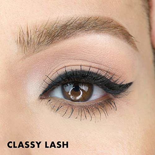 MoxieLash Magnetic Eyelashes with Eyeliner Kit - Classy Kit - Natural Looking False Eyelashes - Set of Classy Lashes + Magnetic Eyeliner + Eyeliner Remover Swabs - USA Owned - No Glue