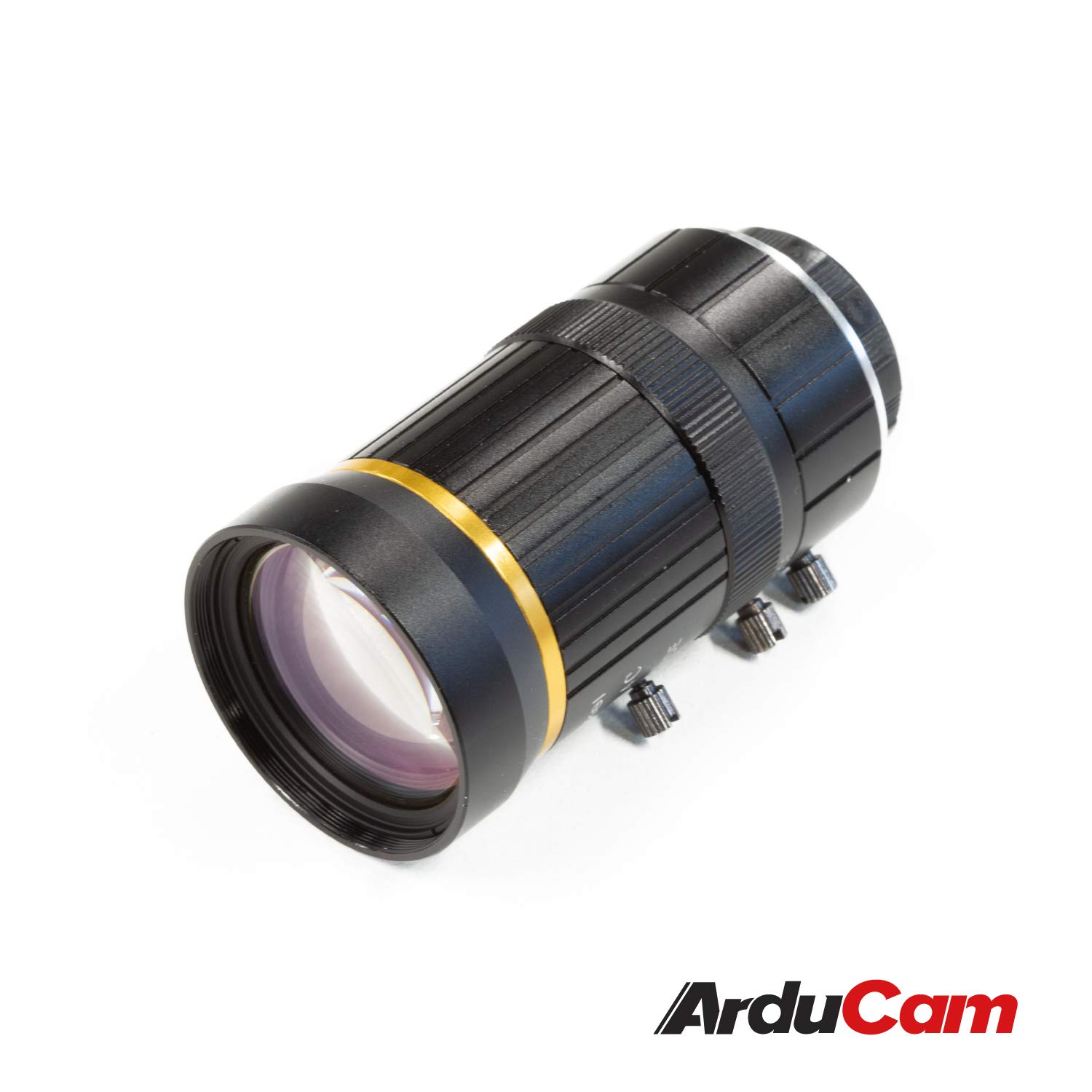 Arducam 8-50mm C-Mount Zoom Lens for IMX477 Raspberry Pi HQ Camera, with C-CS Adapter, Industrial Telescope Lens