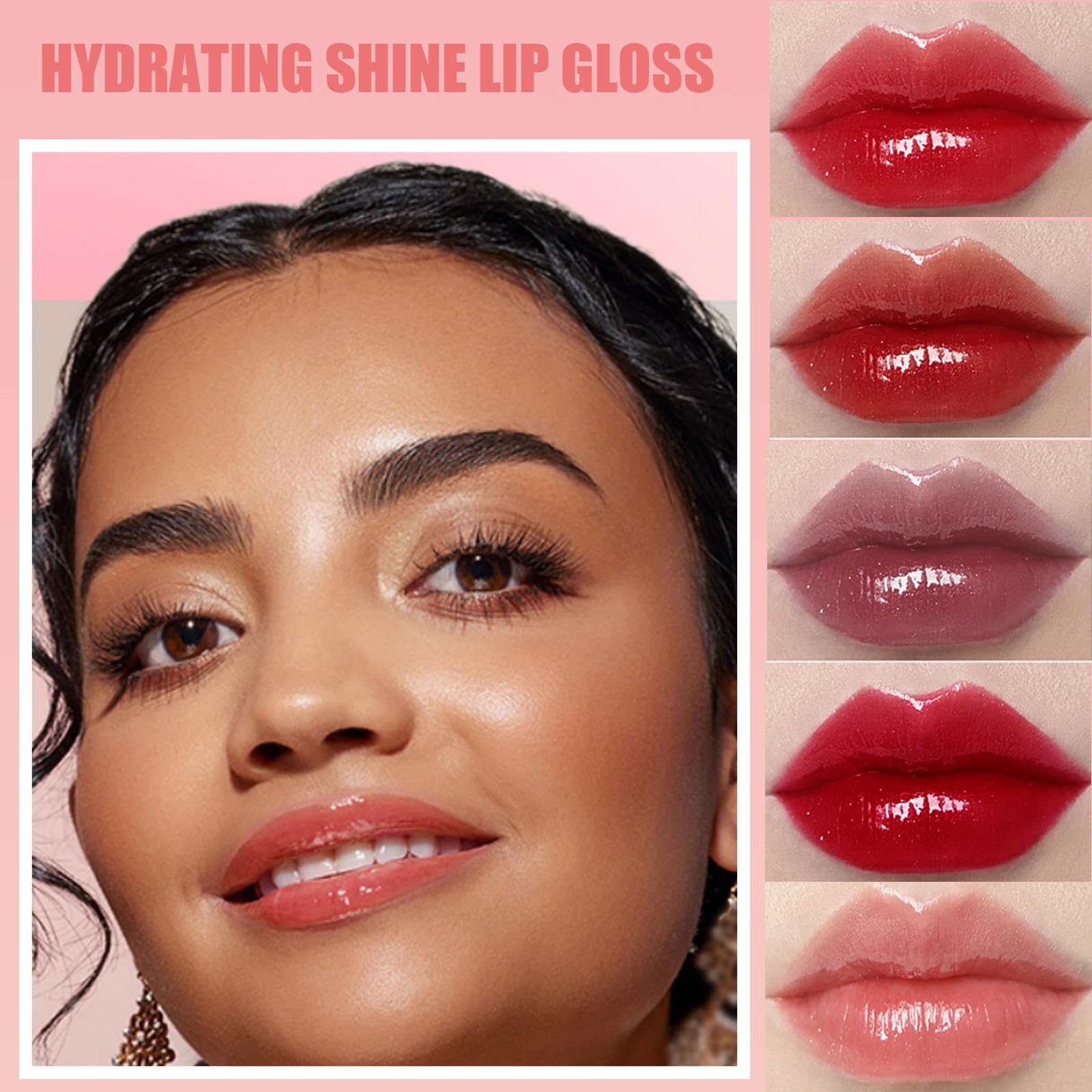 10 Colors Lip Stain Long Lasting Waterproof, Tinted Cheek & Lip Stain, Korean Lip Tint, tinta para labios, Mini Liquid Lipstick Set