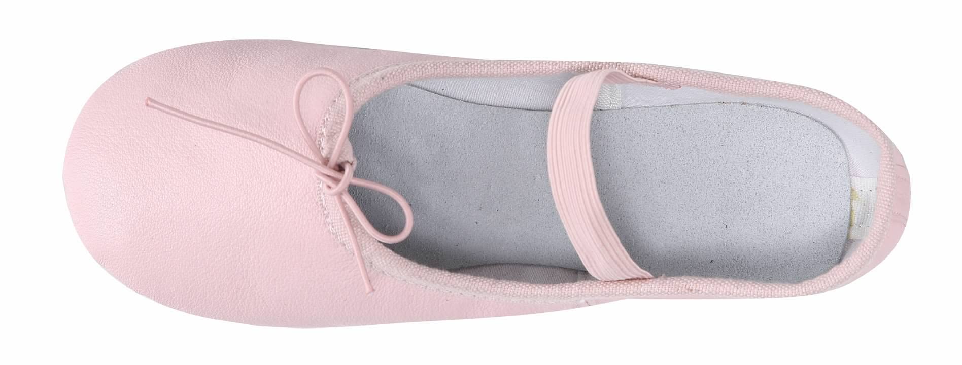 Linodes Genuine Leather Ballet Shoes/Ballet Slippers/Dance Shoes for Women and Girls-Pink-8M