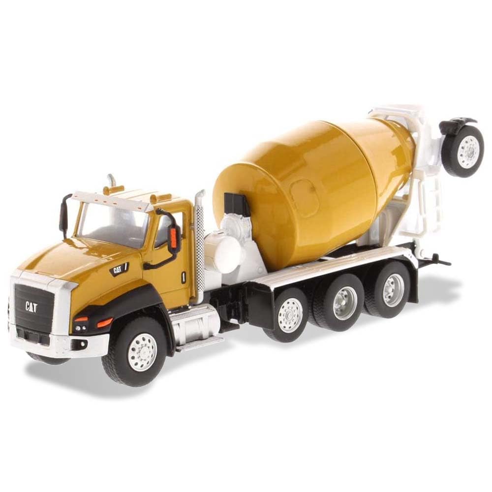 Diecast Masters 1:64 Caterpillar CT-660 with McNeilus Bridgemaster Concrete Mixer, Play & Collect Series Cat Trucks & Construction Equipment | 1:64 Scale Model Collectible Model 85632