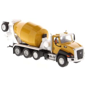 Diecast Masters 1:64 Caterpillar CT-660 with McNeilus Bridgemaster Concrete Mixer, Play & Collect Series Cat Trucks & Construction Equipment | 1:64 Scale Model Collectible Model 85632