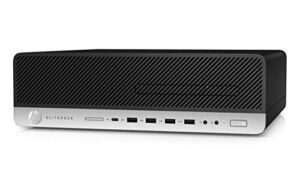 HP EliteDesk 800 G3 Small Form Factor PC, Intel Core Quad i5 6500 up to 3.6 GHz, 32GB DDR4, 2TB+512GB SSD, WiFi, VGA, DP, Win 10 Pro 64-Multi-Language Support English/Spanish/French(Renewed)