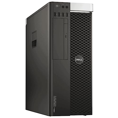 Dell Precision T5810 Mid-Tower Workstation - Intel Xeon E5-2683 v4 2.1GHz 16 Core Processor, 32GB DDR4 Memory, 256GB NVMe SSD, 4TB HDD, Nvidia Quadro K2200 Graphics Card, Windows 10 Pro. (Renewed)